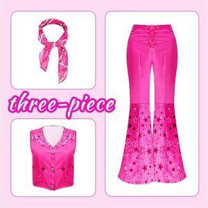 Diona J | Pants & Jumpsuits | Diona Rodeo Pink Cowgirl Costume Kid Teen ...